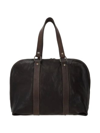 Guidi sac port&eacute; &eacute;paule Grainy - Marron