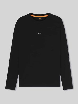 Boss Orange by Hugo Boss Regular Fit Langarmshirt aus Baumwoll-Mix Modell CHARK