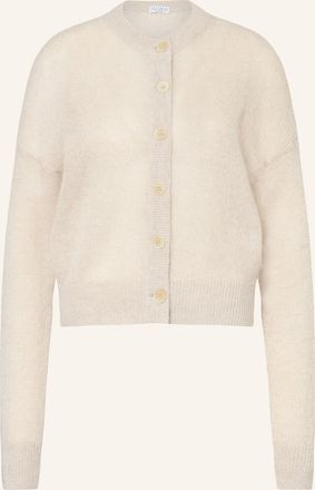 Brunello Cucinelli Brunello Cucinelli Strickjacke Mit Mohair Und Glitzergarn weiss