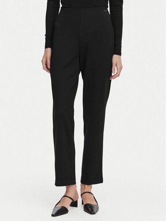 Calvin Klein Stoffhose LV044F659G Schwarz Straight Fit