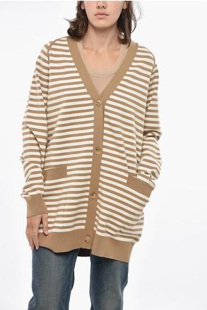 Max Mara Awning Striped TENORE CARDIGAN size M