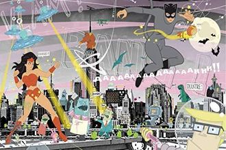 Scenolia Dekorative Acrylglas Super Heros 60x40 cm | Wanddekoration Qualität | 100% Französisches Produkt