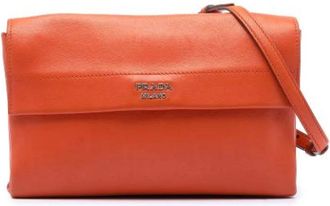 Prada Pre-owned Vintage Crossbody - Femme - Pre-owned - Orange - Taille: ONE Size
