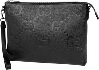 Gucci Sac pochette vintage doccasion - Femme - Pre-owned - Noir - Taille: ONE Size
