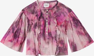 Isabel Marant Top Veelia - Femme - Rose - Taille 34 - Marant &Eacute;toile