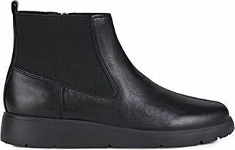 Geox Femme D Arlara G Bottines, Black, 38 EU