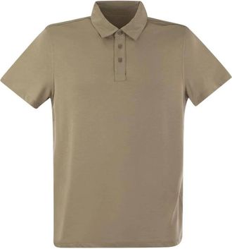 Majestic Filatures Homme, Tops, Beige, Taille: S Short-Sleeve Polo