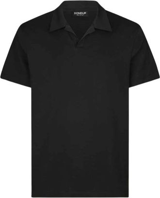 Dondup Homme, Tops, Noir, Taille: XL Polo en jersey coupe r&eacute;guli&egrave;re