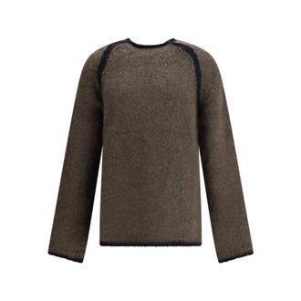 Our Legacy Homme, Pulls, Brun, Taille: S Rider Roundneck