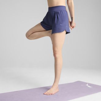 Puma MOVE CLOUDSPUN Shorts Damen, Kleidung, Blau, L