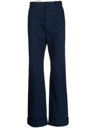 Raf Simons Hose mit geradem Bein - Blau