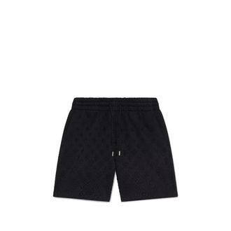 Casablanca Short Crystal &agrave; monogramme brillant en coton