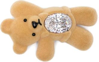 Yvmin Embellished-teddy Bear Hair Clip