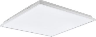 Eglo LED Deckenleuchte Urtebieta, Deckenlampe Panel aus Metall und einer Kunststoff Leuchtfl&auml;che in Wei&szlig;, K&uuml;chenlampe, B&uuml;rolampe neutralwei&szlig;, L x B 59,5 cm