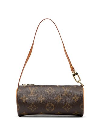 Louis Vuitton 1990-2020 Monogram Papillon Pochette Handtasche - Braun