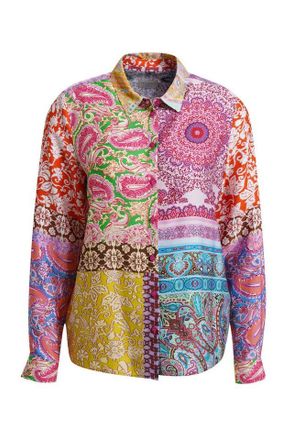 Milano Langarmbluse mit All Over Print