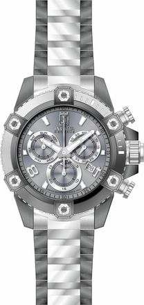 Invicta Jason Taylor 51274 Herrenuhr - Quarzwerk - Edelstahl mit grauem Zifferblatt - 50 mm