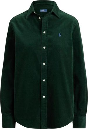 Polo Ralph Lauren Femme, Blouses et Chemises, Vert, Taille: 36 FR Chemise