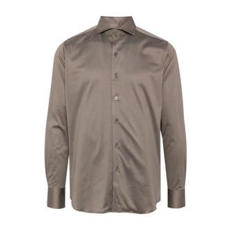 Canali Herren, Shirts, Grau, 2XLGr&ouml;&szlig;e