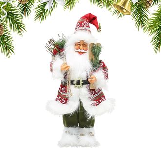 Generic Weihnachtsmann-Figuren - Weihnachtsmann-Dekoration f&uuml;r - Party-Figur - f&uuml;r Feier, Party, Kamin, Esstisch, Bibliothek, Fensterbank innen
