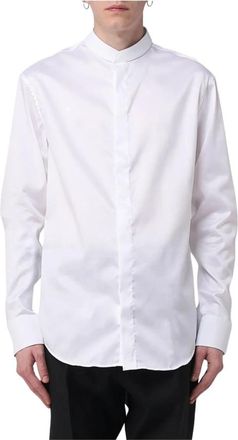 Emporio Armani 100 Camicia - - Shirts - Herren - Wei&szlig; - L
