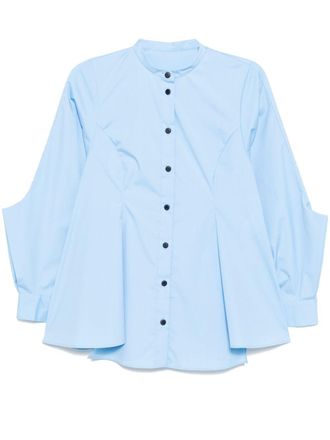 Enfold chemise à col claudine - Bleu