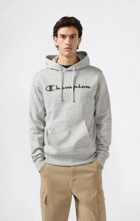 Champion Kapuzensweatshirt BASICS Fleece Hoodie Large Logo Kapuzensweatshirt, Langarm, aus Baumwolle und Polyester
