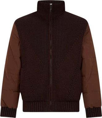 Iceberg Jacke aus Nylon mit Logo-Detail - - Jackets - Herren - Braun - L