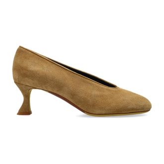 Moschino Femme, Chaussures, Beige, Taille: 39 1/2 EU Escarpins en daim