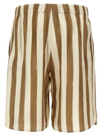 Fendi Pequin Bermudas - Camel