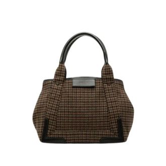 Balenciaga Pre-owned Navy Cabas - - Pre-owned - Damen - Braun - ONE SIZE