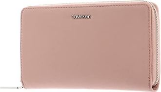 Calvin Klein CK Must Z/A Wallet XL K60K608164, Portefeuilles Femme, Marron (Caf&eacute; Au Lait), OS
