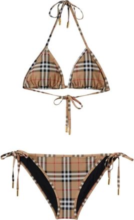 Burberry Femme, Maillots de bain, Beige, Taille: 40 FR Cobb Bikini