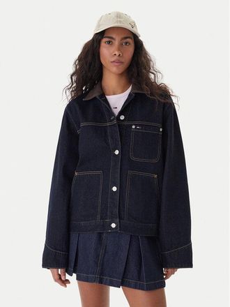 Tommy Jeans Jeansjacke Chore DW0DW21981 Dunkelblau Regular Fit