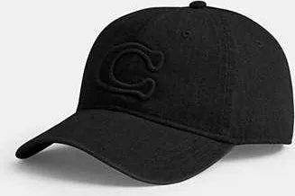 Coach Signature Patch Baseballcap in Schwarz | Baumwoll
