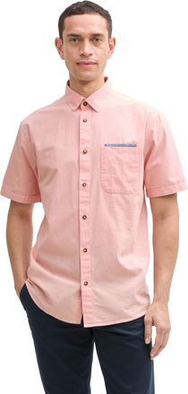 Tom Tailor Regular Fit Kurzarmhemd mit Karomuster, White Multicol Check, L