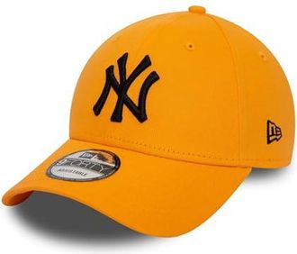 New Era MLB Casquette New York Yankees visière courbée réglable Boucle Chapeau NY Jaune Noir