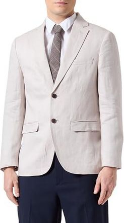 Selected Slhregular-Will Linen BLZ Noos Veste, Sable, 50