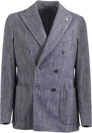 L.B.M. 1911 L.b.m. 1911, Homme, Vestes, Bleu, Taille: L Blazer