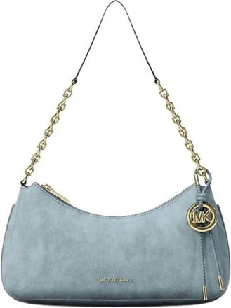 Michael Kors Femme, Sacs, Bleu, Taille: ONE Size Nolita Medium Nubuck Chain Pochette