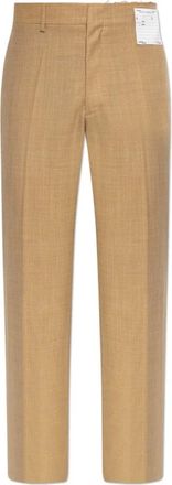 Maison Margiela Homme, Pantalons, Brun, Taille: M Pantalon en laine