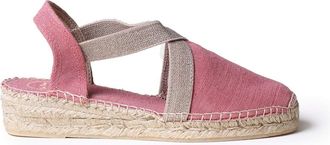 Toni Pons Damen-Espadrille aus Baumwollstoff - Verdi-V - Blush, 38 EU