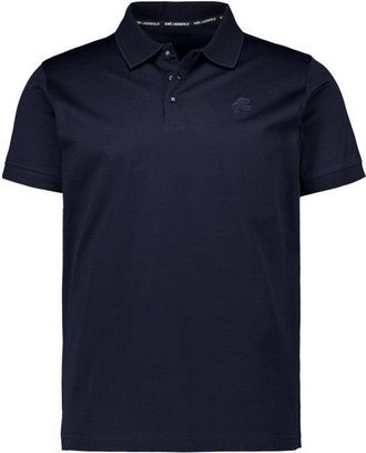Karl Lagerfeld Herren Polo-Shirt blau