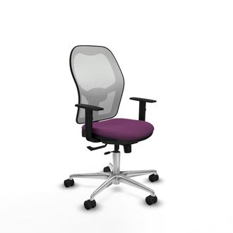 Piqueras y Crespo Sessel f&uuml;r Home Office Jorquera mit 1D-Armen, h&ouml;henverstellbare Lendenwirbelst&uuml;tze, ausgestattet mit Syncro/Traslack und eingespritztem Schaum. Mit Ro