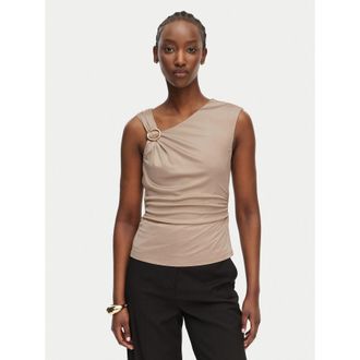 Guess Top G6GP02 K3068 Beige Slim Fit