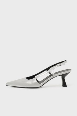 Gerard Darel Escarpins slingback argent&eacute;s - NOUR - Argent