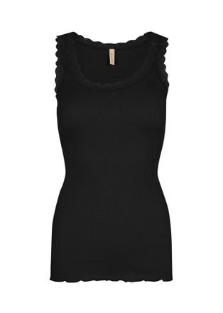 Soyaconcept Damen Sc-sarona 1 Lace Top Unterhemd, Schwarz, M EU