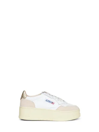 Autry Medalist Platform Sneaker - White