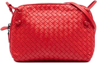 Bottega Veneta Hobo Bags - Nappa Intrecciato Nodini Crossbody - Gr. unisize - in Rot - für Damen