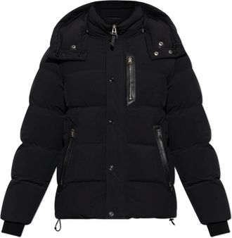 Tom Ford Homme, Vestes, Noir, Taille: XL Doudoune avec capuche amovible